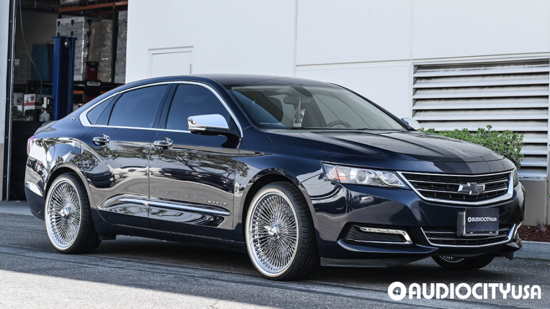 2019 Chevrolet Impala on 20" LA Wire Wheels FWD 150-Spoke Straight Lace ...