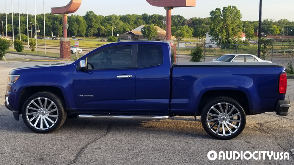 2016 Chevrolet Colorado on 22" Luxxx Alloys Wheels Lux13 Chrome ...