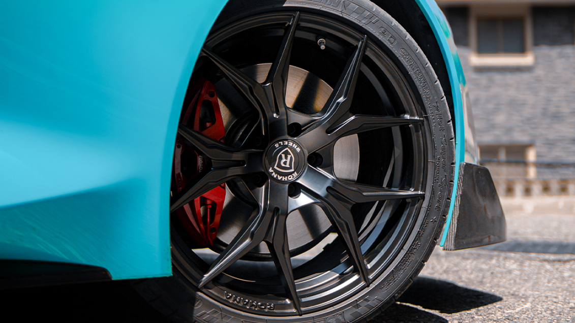 2020 Toyota Supra on 19" Rohana Wheels RFX5 Matte Black | Gallery ...