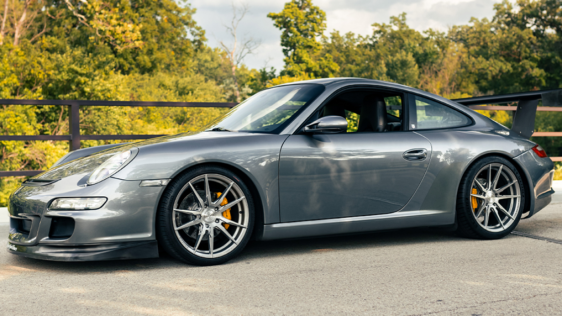 2022 Porsche 911 on 19" Rohana Wheels RFX2 Brushed Titanium | Gallery ...