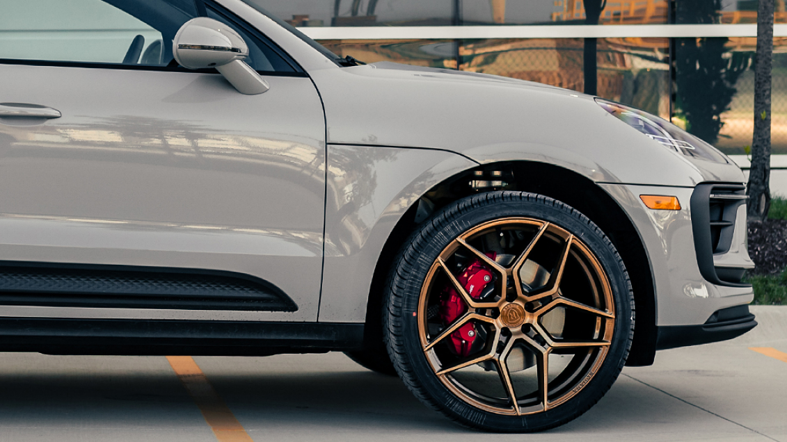 2023 Porsche Macan on 22" Rohana Wheels RFX11 Brushed Bronze | Gallery ...
