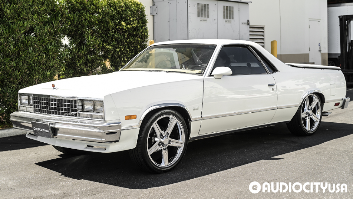1986 Chevrolet El Camino on 20" IROC Wheels IROC Chrome | Gallery ...