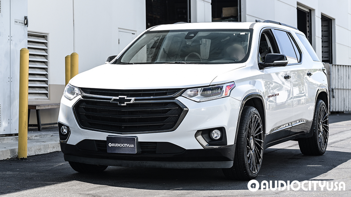 2018 Chevrolet Traverse on 22" Lexani Wheels Wraith-XL Gloss Black ...