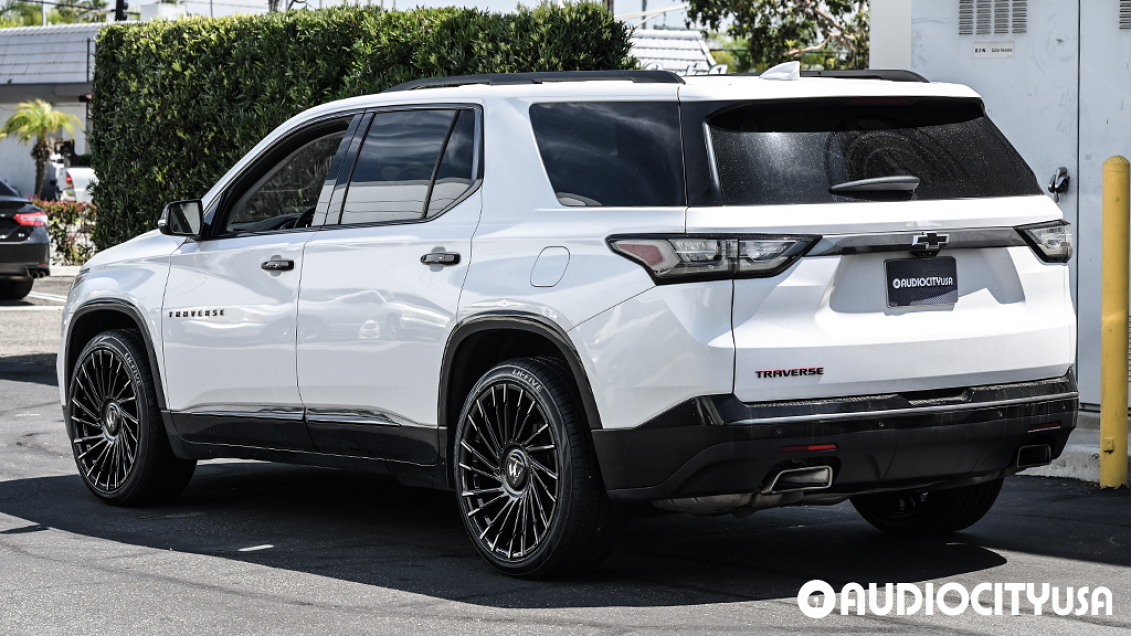 2018 Chevrolet Traverse on 22" Lexani Wheels Wraith-XL Gloss Black ...
