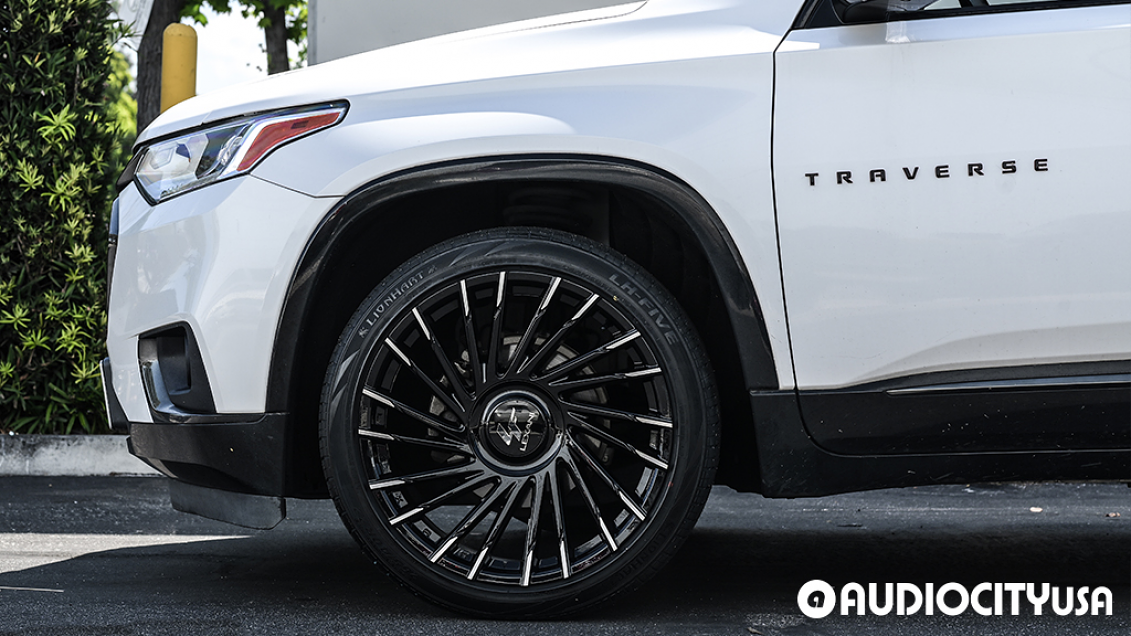 2018 Chevrolet Traverse on 22" Lexani Wheels Wraith-XL Gloss Black ...
