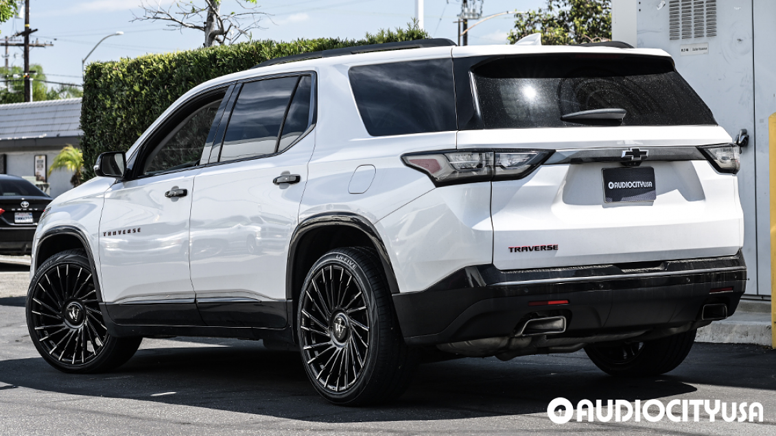 2018 Chevrolet Traverse on 22" Lexani Wheels Wraith-XL Gloss Black ...