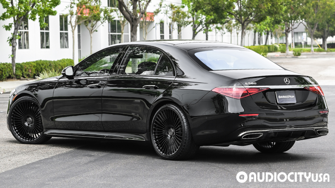 2023 Mercedes-Benz S-Class on 22" Road Force Wheels RF35 Gloss Black ...