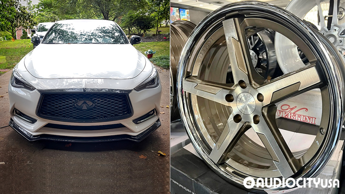 2018 Infiniti Q60 Vertini RFS1.7 20 inch Wheels | Gallery | AudioCityUSA