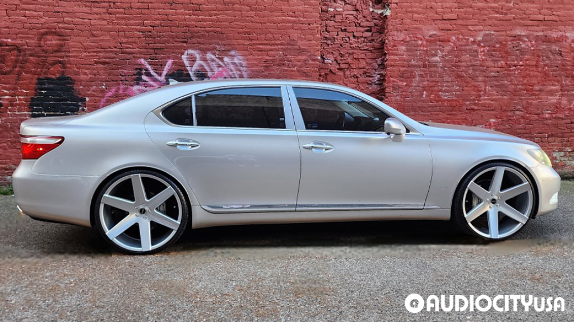 2007 Lexus LS Series on 24" Strada Wheels Coda Silver Brushed | Gallery ...