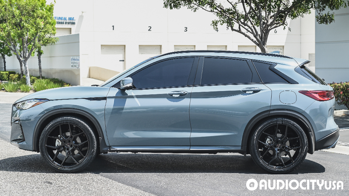 2024 Infiniti QX50 on 22" Giovanna Wheels Haleb Black | Gallery ...
