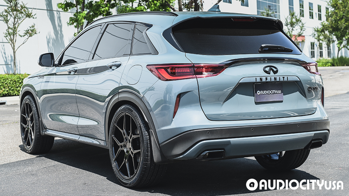 2024 Infiniti QX50 on 22" Giovanna Wheels Haleb Black | Gallery ...