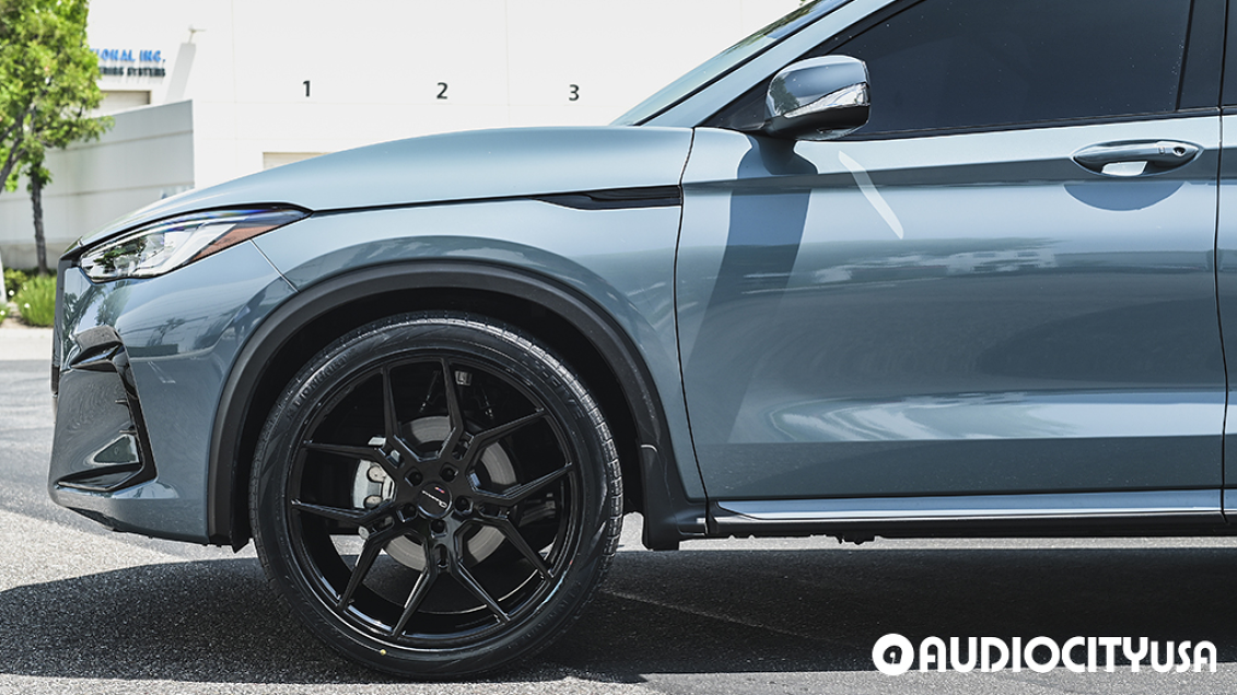 2024 Infiniti QX50 on 22" Giovanna Wheels Haleb Black | Gallery ...