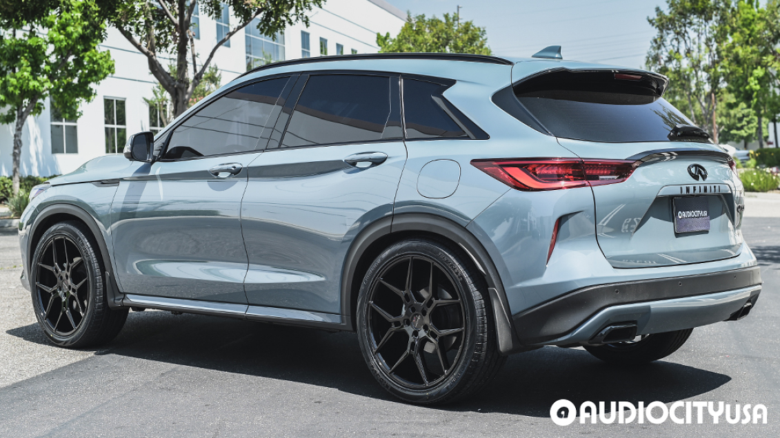 2024 Infiniti QX50 on 22" Giovanna Wheels Haleb Black | Gallery ...