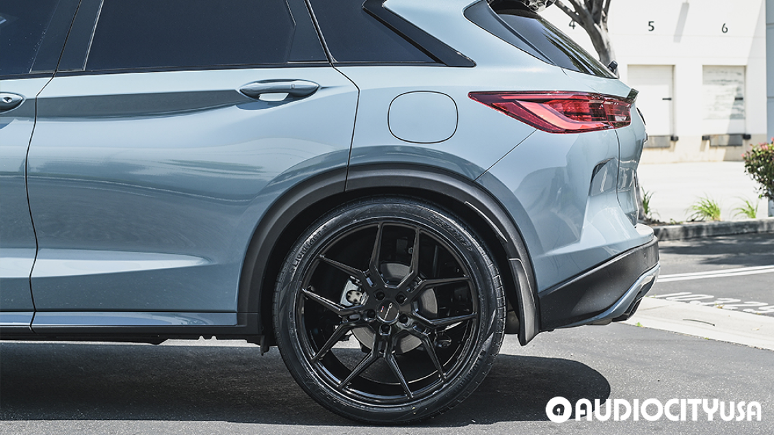 2024 Infiniti QX50 on 22" Giovanna Wheels Haleb Black | Gallery ...