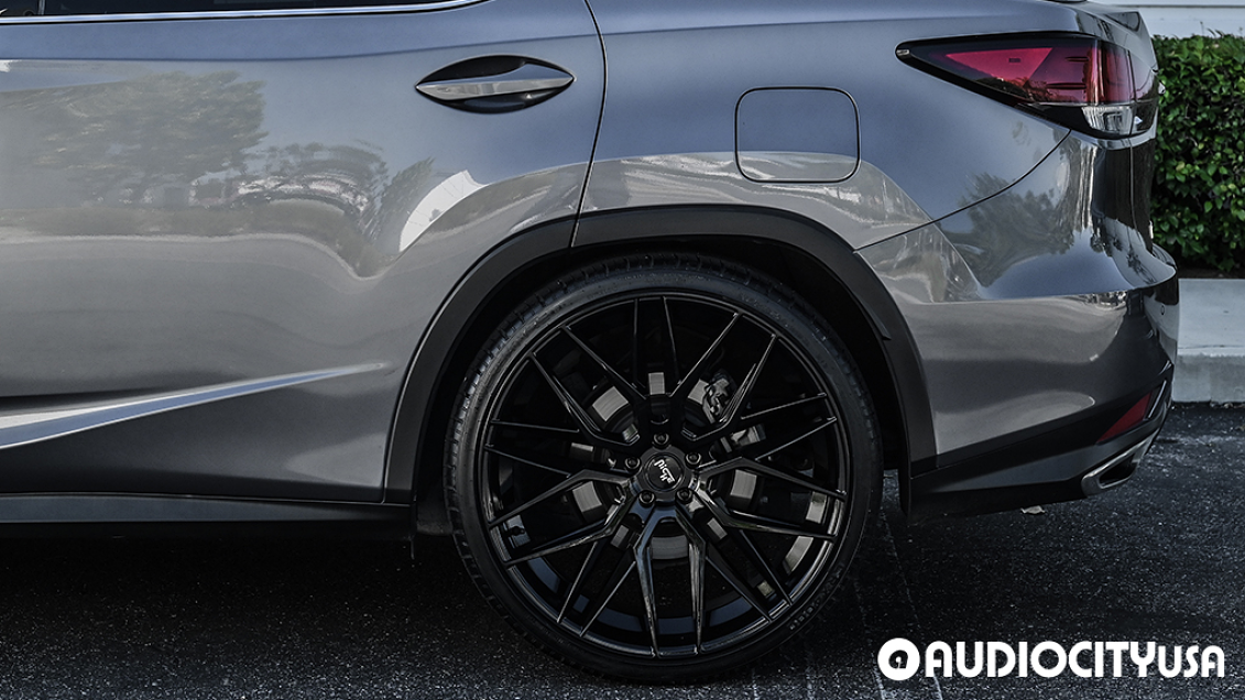 2021 Lexus RX Series on 24" Niche Wheels M224 Gamma 5 Gloss Black | Gallery | AudioCityUSA