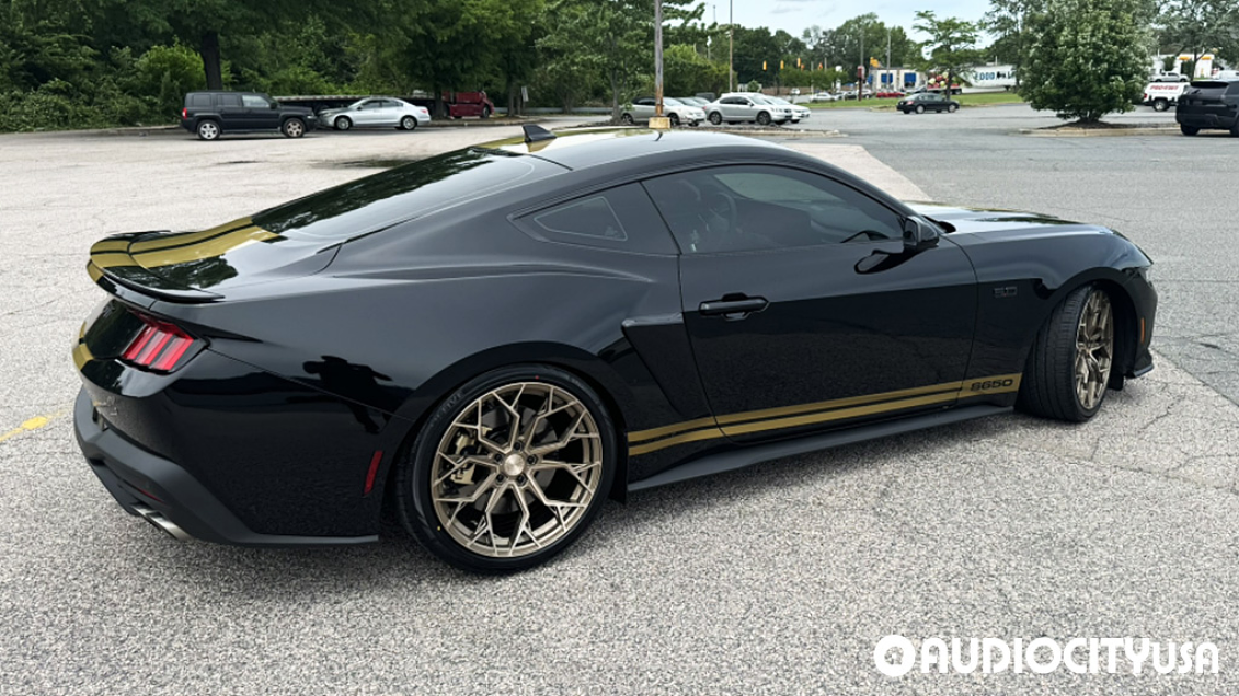 2024 Ford Mustang on 20" Stance Wheels SF10 Brushed Dual Bronze ...