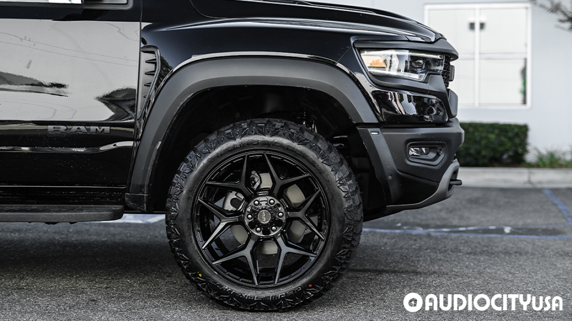 2023 RAM 1500 on 22" 4Play Wheels 4P06 Brushed Black | Gallery ...