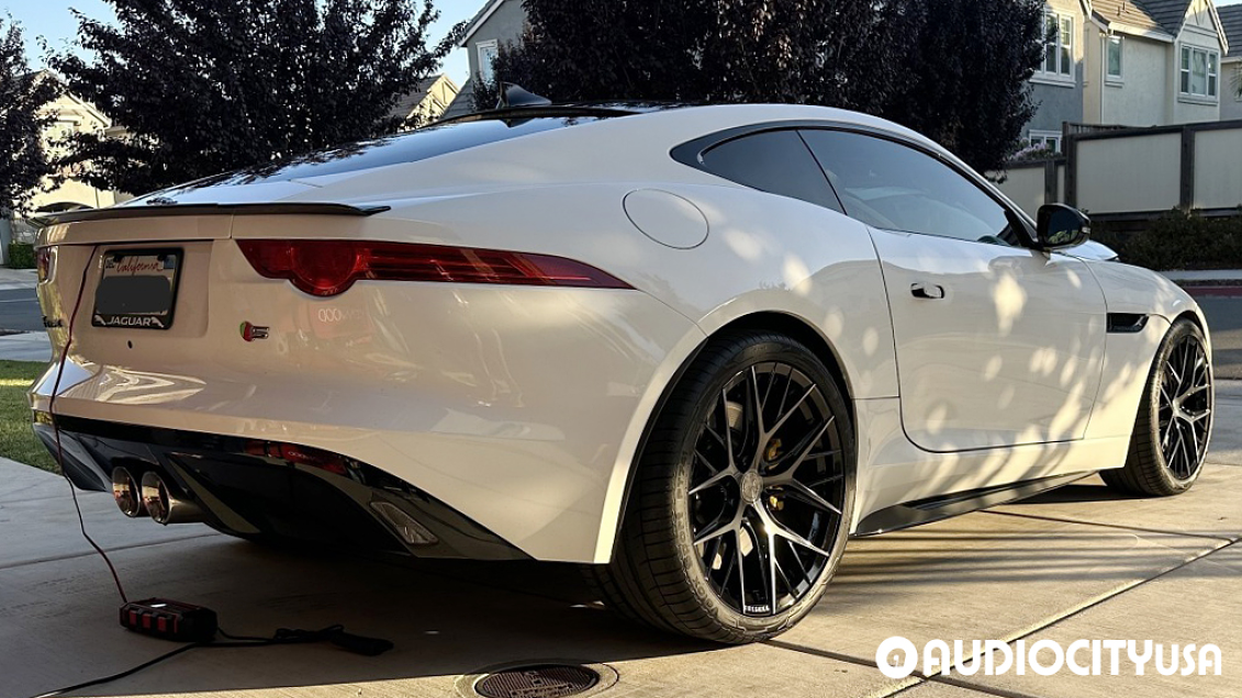 2016 Jaguar F-Type on 20" Vertini Wheels RFS2.1 Brushed Dual Black ...