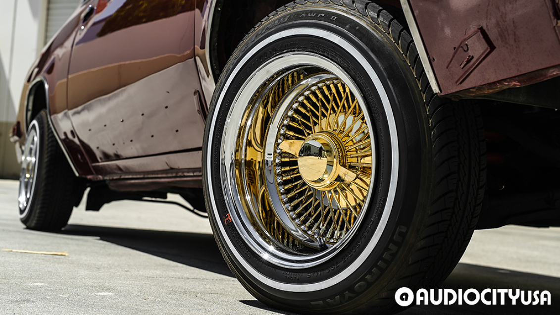 1984 Oldsmobile Cutlass LA Wire Reverse 100-Spoke Straight Lace 13 inch ...