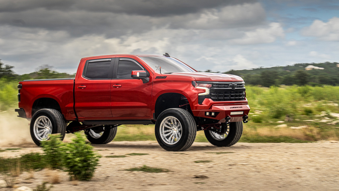2022 Chevrolet Silverado 1500 on 22" Ferrada Wheels FTR11 Machined ...
