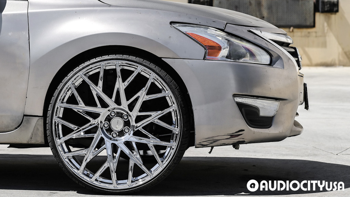 2015 Nissan Altima on 24" Eclipse Wheels 101 Chrome | Gallery ...