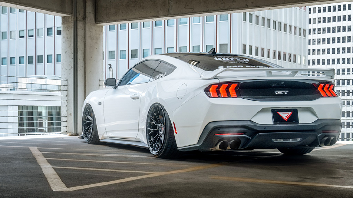 2024 Ford Mustang GT on 20" Ferrada Wheels F8-FR9 Obsidian Black ...