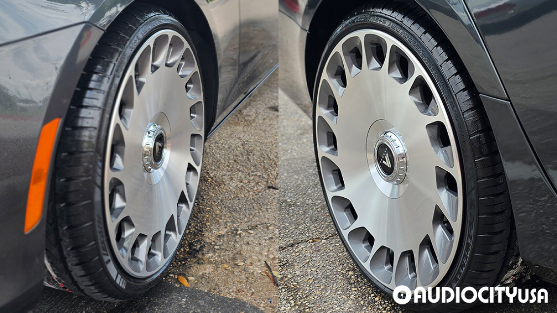 2016 Cadillac CTS on 20" Asanti Black Wheels ABL-45 Aristocrat Gloss ...