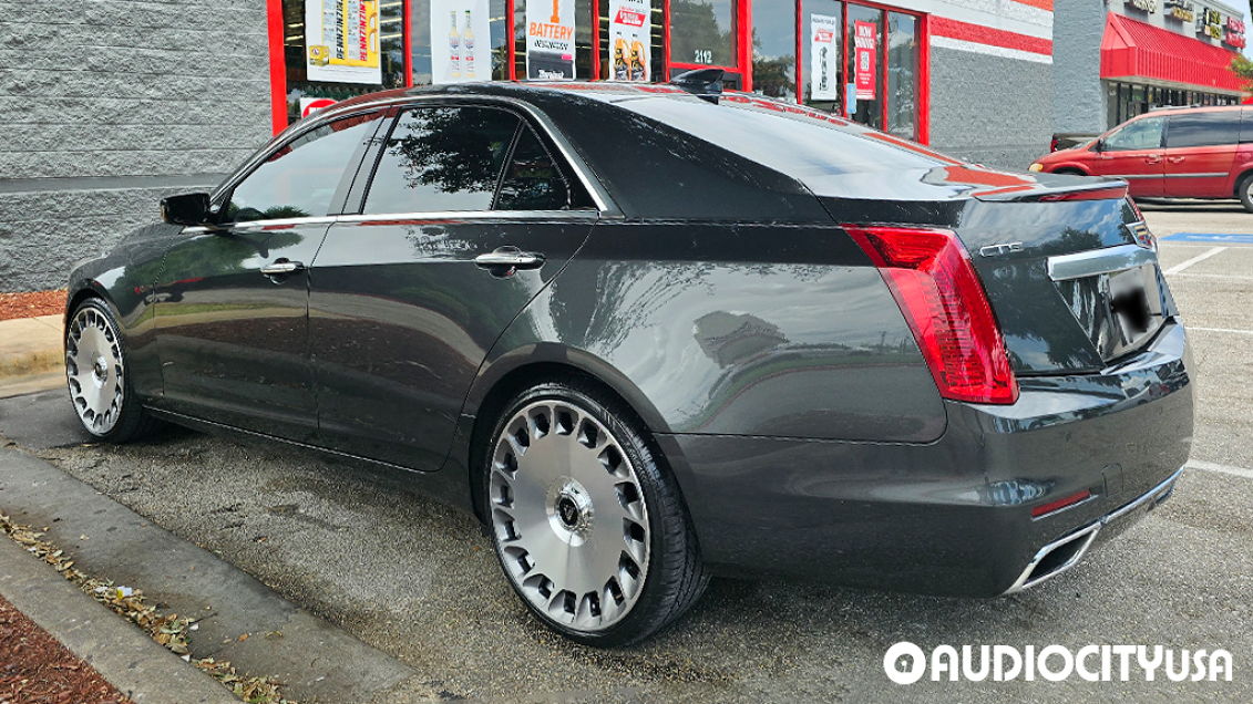 2016 Cadillac CTS on 20" Asanti Black Wheels ABL-45 Aristocrat Gloss ...