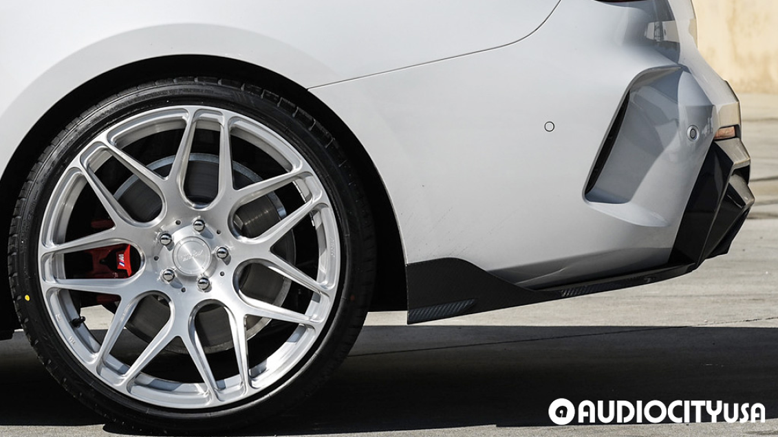 2024 BMW 4 Series on 20" MRR Wheels FS01 Brushed Silver Metallic ...