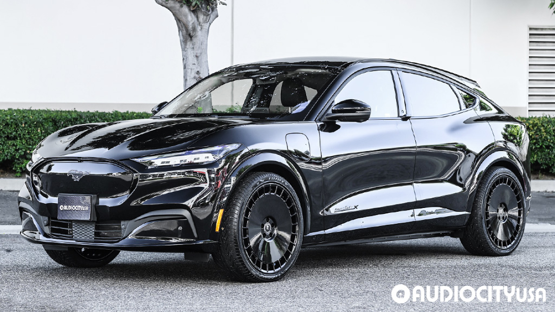 2024 Ford Mustang Mach-E on 22" Road Force Wheels RF30 Gloss Black ...