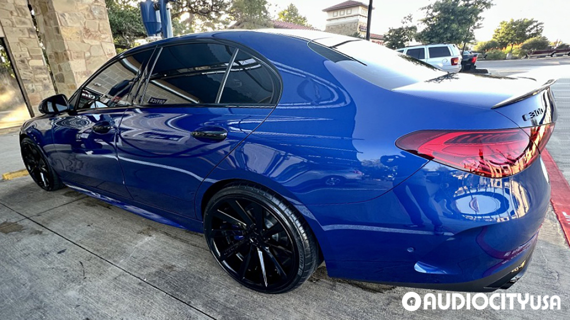 2023 Mercedes-Benz C-Class on 20" Koko Kuture Wheels Kapan Gloss Black ...