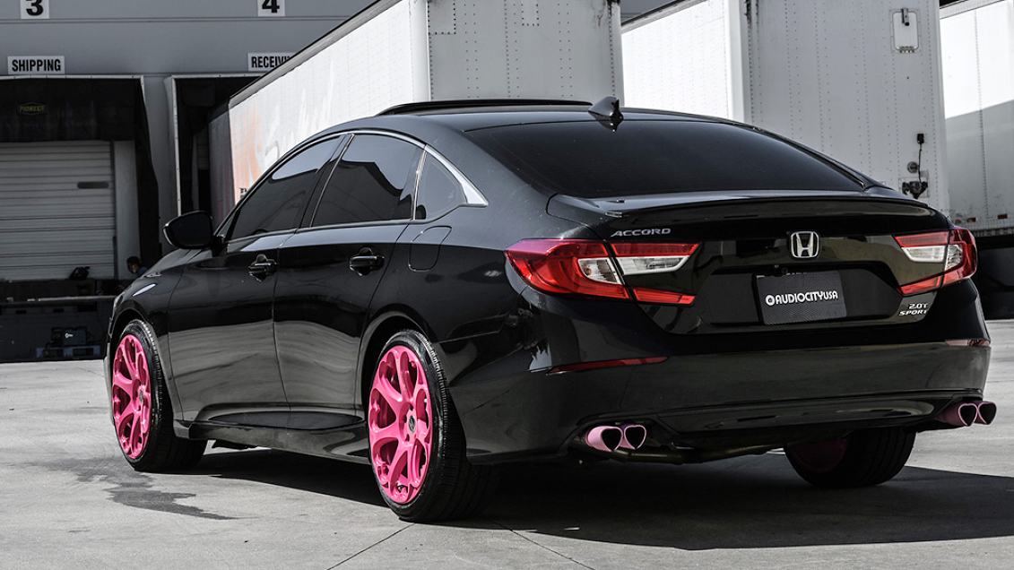 2018 Honda Accord on 19" Heritage Wheels Kokoro MonoC Sakura Pink ...
