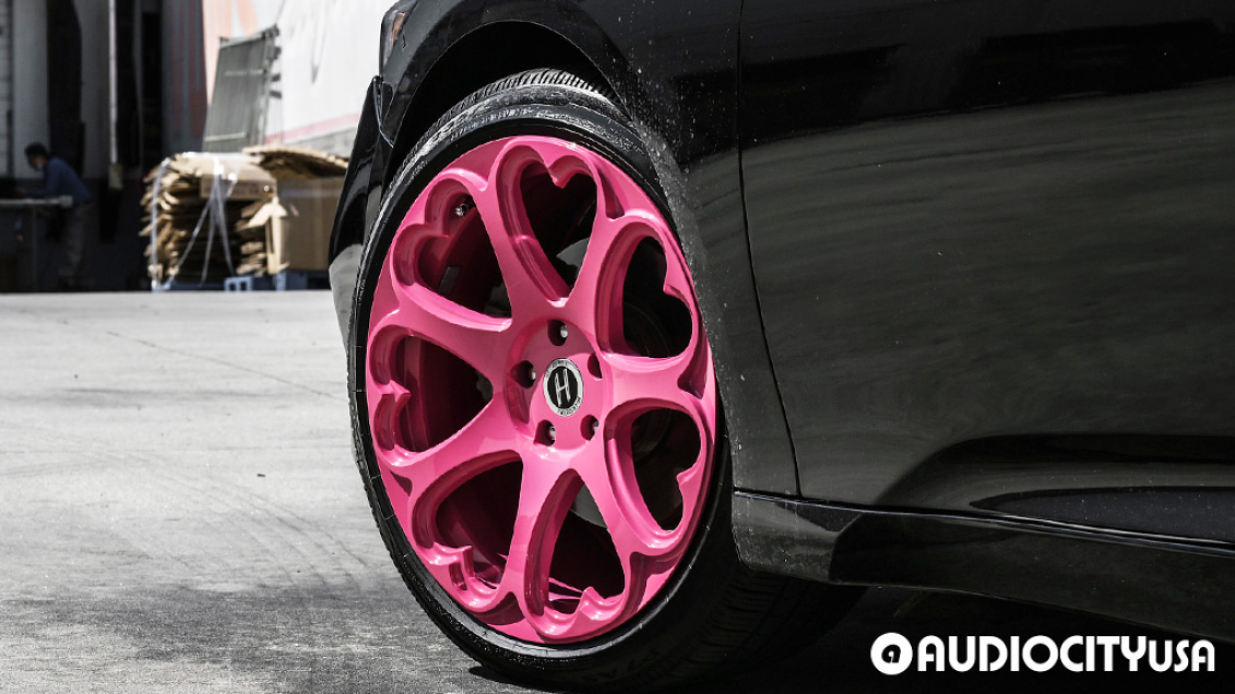 2018 Honda Accord on 19" Heritage Wheels Kokoro MonoC Sakura Pink ...
