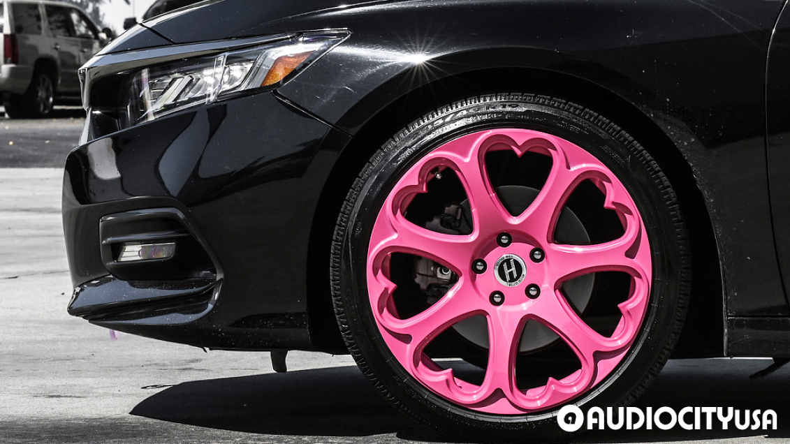 2018 Honda Accord on 19" Heritage Wheels Kokoro MonoC Sakura Pink ...