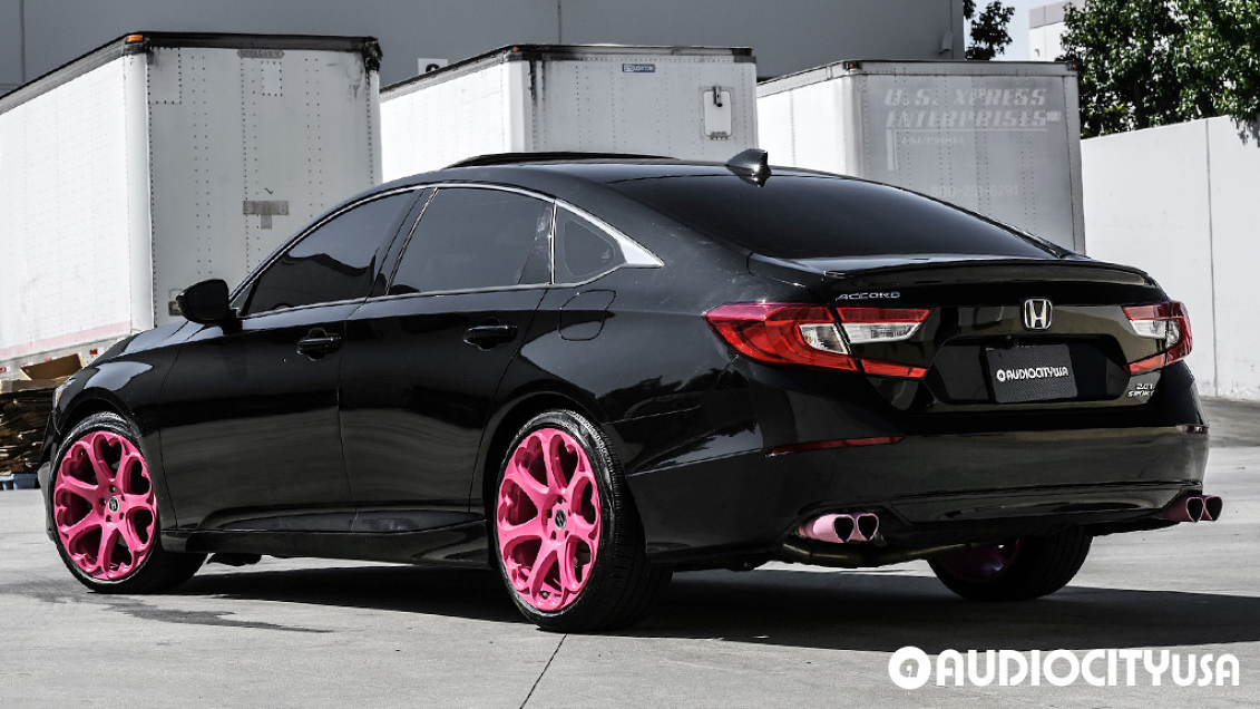 2018 Honda Accord on 19" Heritage Wheels Kokoro MonoC Sakura Pink ...