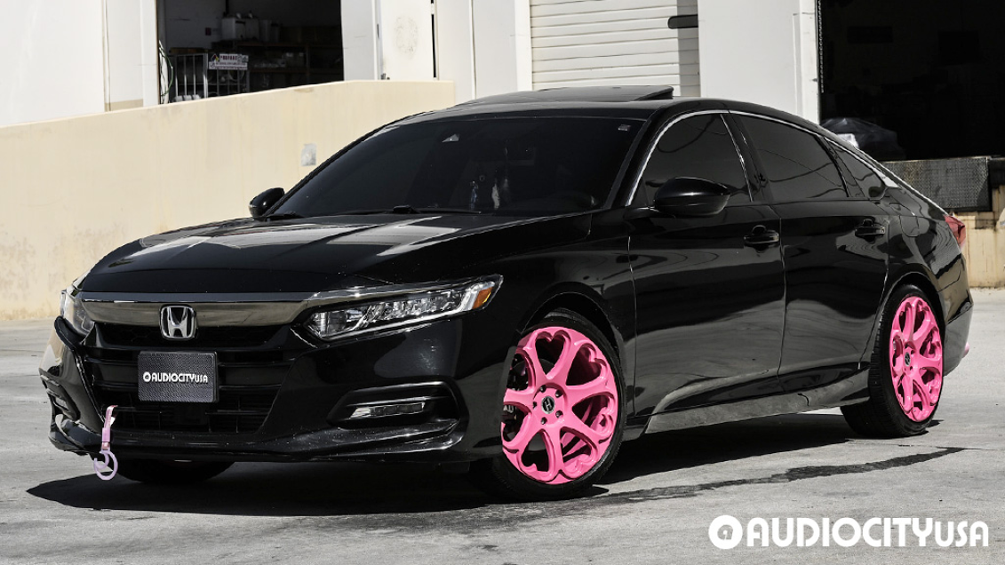 2018 Honda Accord on 19" Heritage Wheels Kokoro MonoC Sakura Pink ...