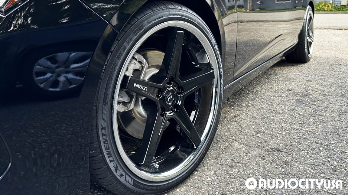 2021 Acura TLX on 20" Lexani Wheels Savage Gloss Black with Chrome SS ...