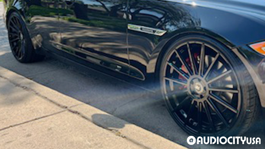 2014 Jaguar XJ on 22" Road Force Wheels RF15 Gloss Black | Gallery ...
