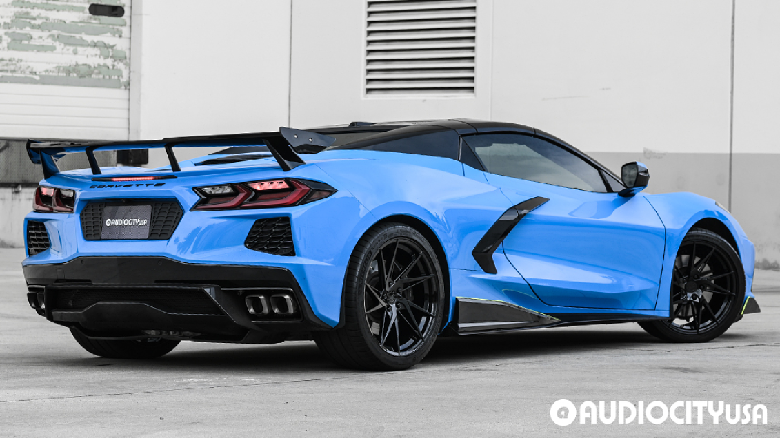2023 Chevrolet Corvette on 19" Vertini Wheels RFS1.9 Gloss Black ...