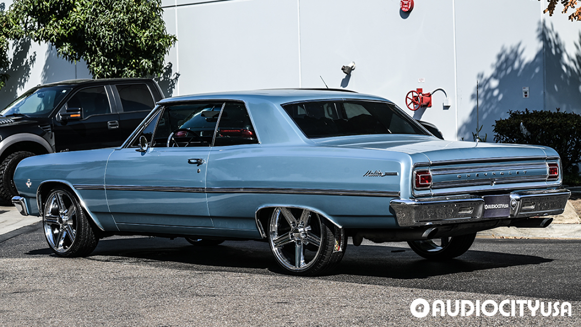 1965 Chevrolet Chevelle on 20" IROC Wheels IROC Chrome | Gallery ...