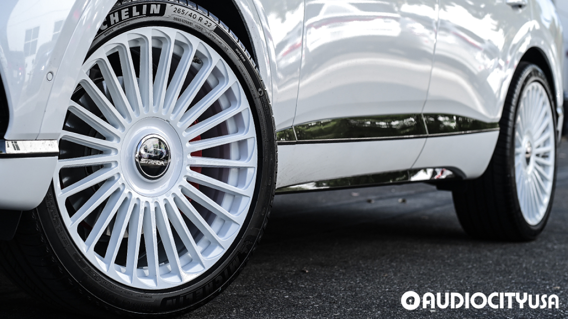 2025 Genesis GV80 on 22" Strada Wheels Martello - Floating Cap Gloss ...