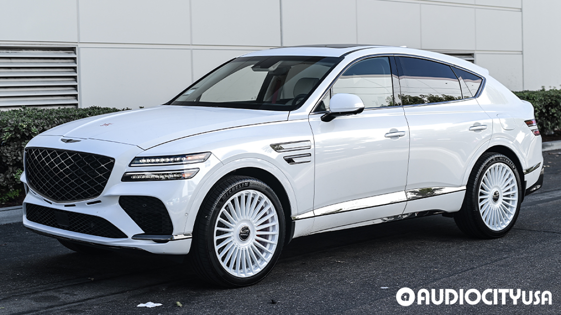 2025 Genesis GV80 on 22" Strada Wheels Martello - Floating Cap Gloss ...