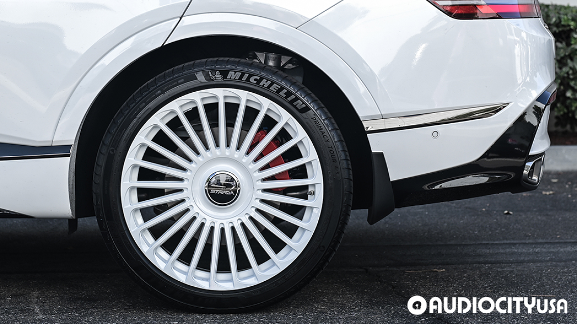 2025 Genesis GV80 on 22" Strada Wheels Martello - Floating Cap Gloss ...