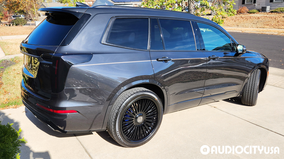 2020 Cadillac XT6 on 22" Dolce Luxury Wheels Razzo Gloss Black ...