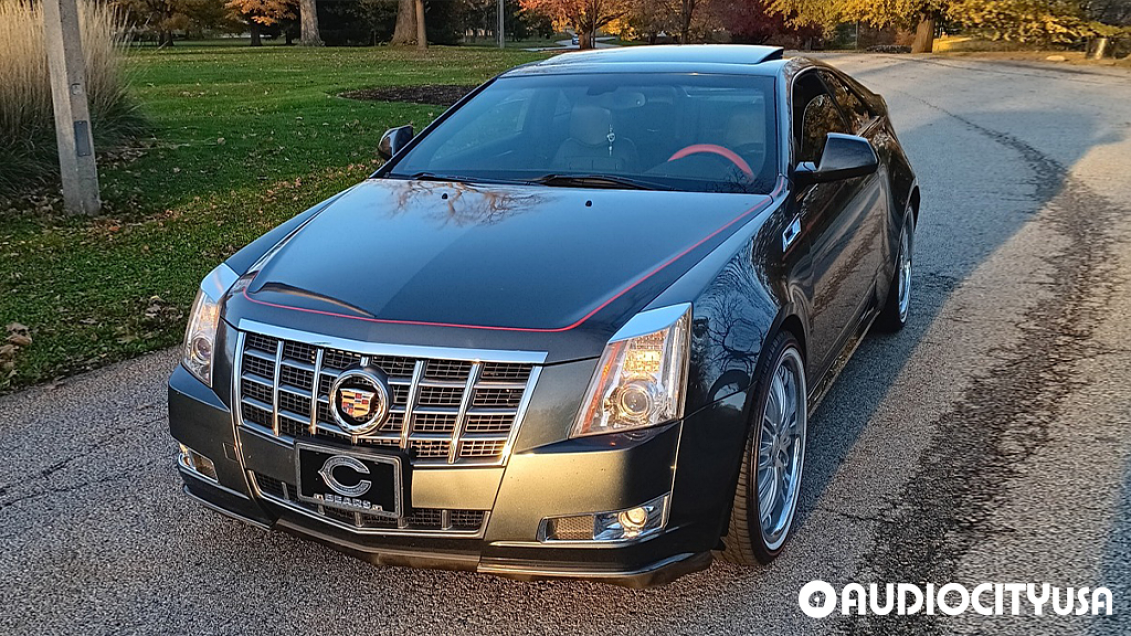 2012 Cadillac CTS on 20" XIX Wheels X23 Silver Machine with SS Lip ...