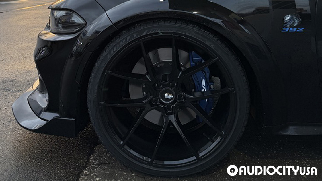 2023 Dodge Charger SRT Widebody on 22" Savini Wheels Black Di Forza ...