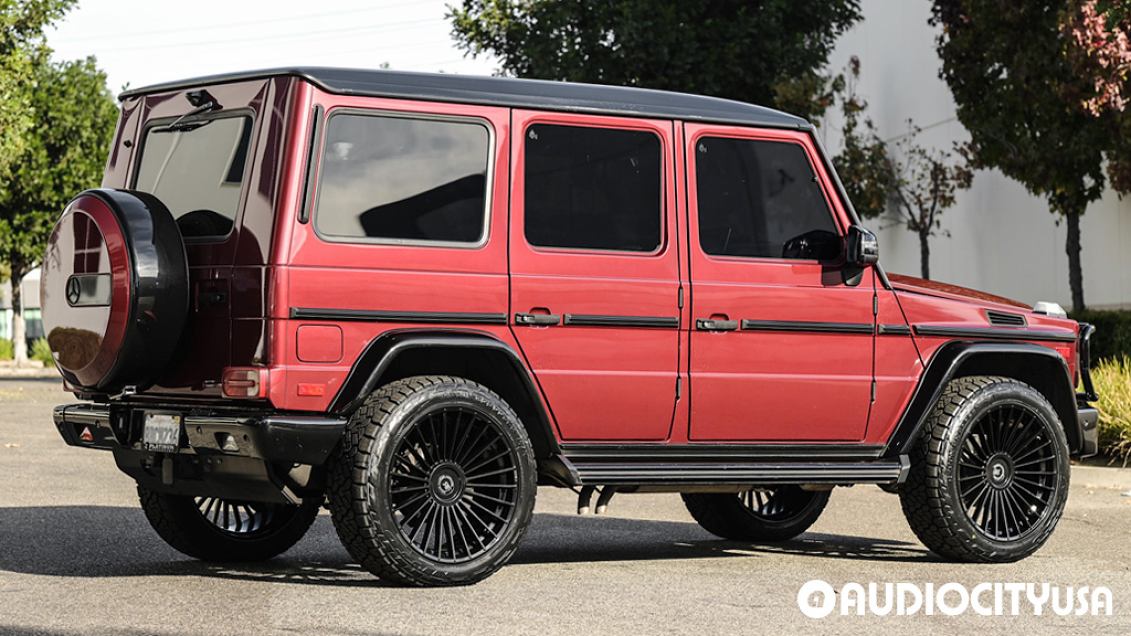 2017 Mercedes-Benz G-Class on 22" Road Force Wheels RF059 Gloss Black | Gallery | AudioCityUSA