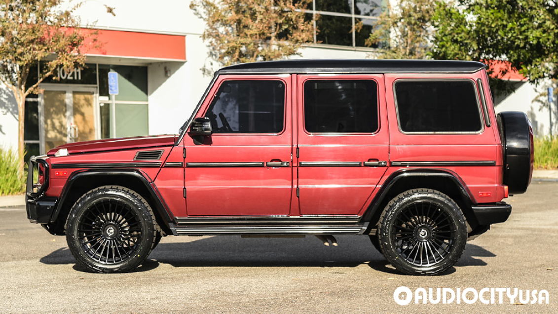 2017 Mercedes-Benz G-Class on 22" Road Force Wheels RF059 Gloss Black | Gallery | AudioCityUSA