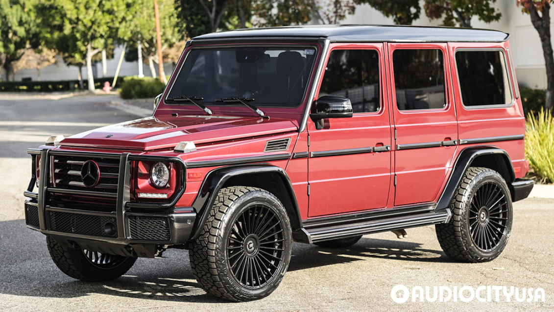 2017 Mercedes-Benz G-Class on 22" Road Force Wheels RF059 Gloss Black | Gallery | AudioCityUSA