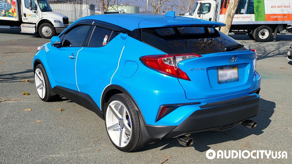 2019 Toyota C-HR on 20" Strada Wheels Perfetto White Machined | Gallery ...